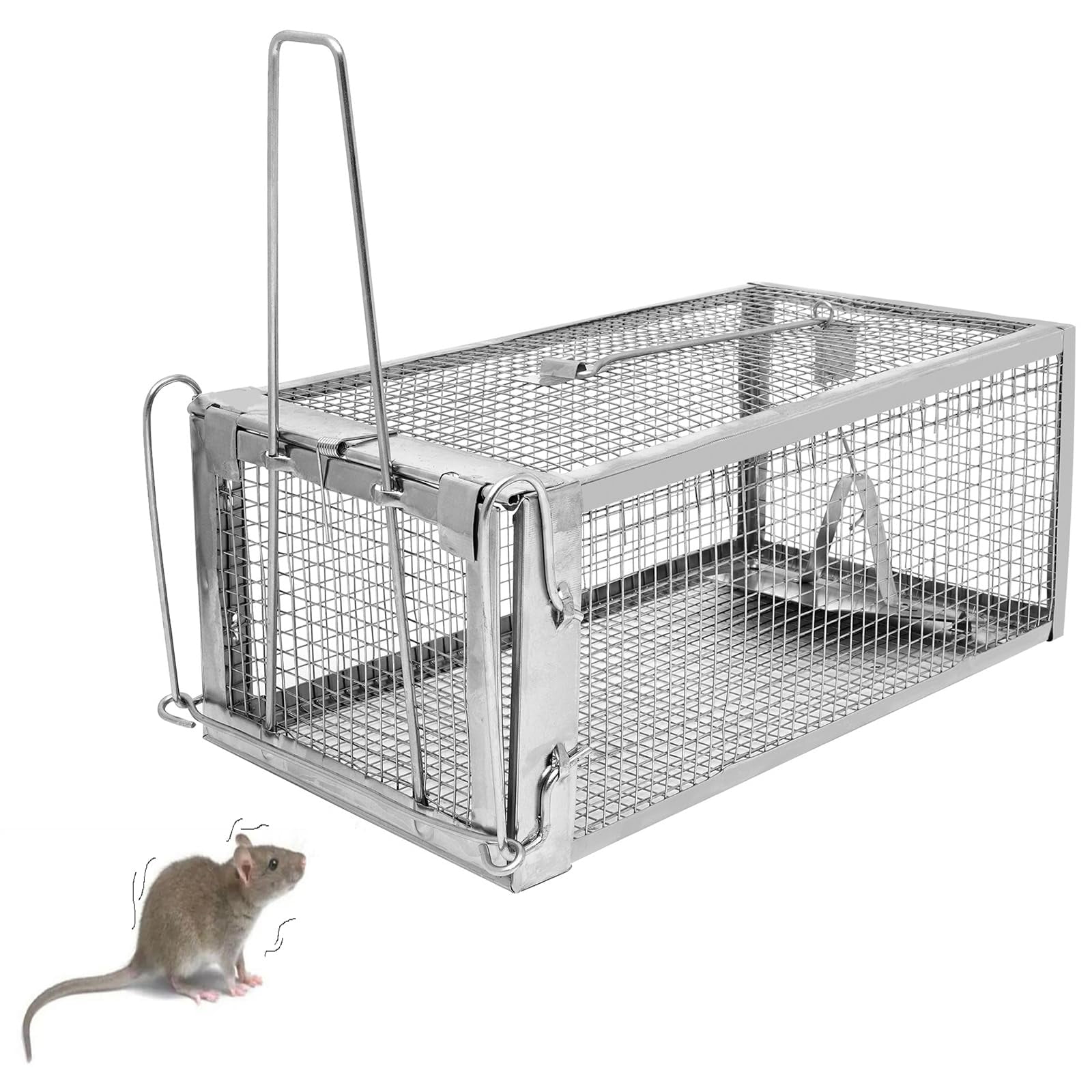 Humane Rat Trap - Catch & Release Chipmunks, Squirrels, Rats & Mice ...