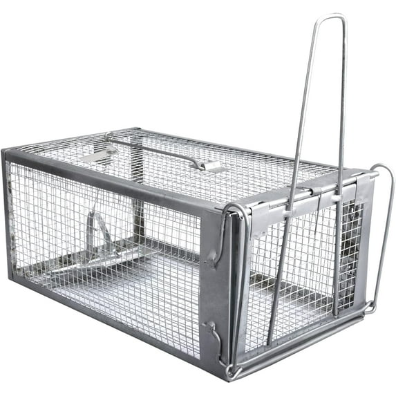 "LYZHBFJ Humane Rodent Trap, Lightweight Steel Mesh Cage, 10.5""x5.5 ...
