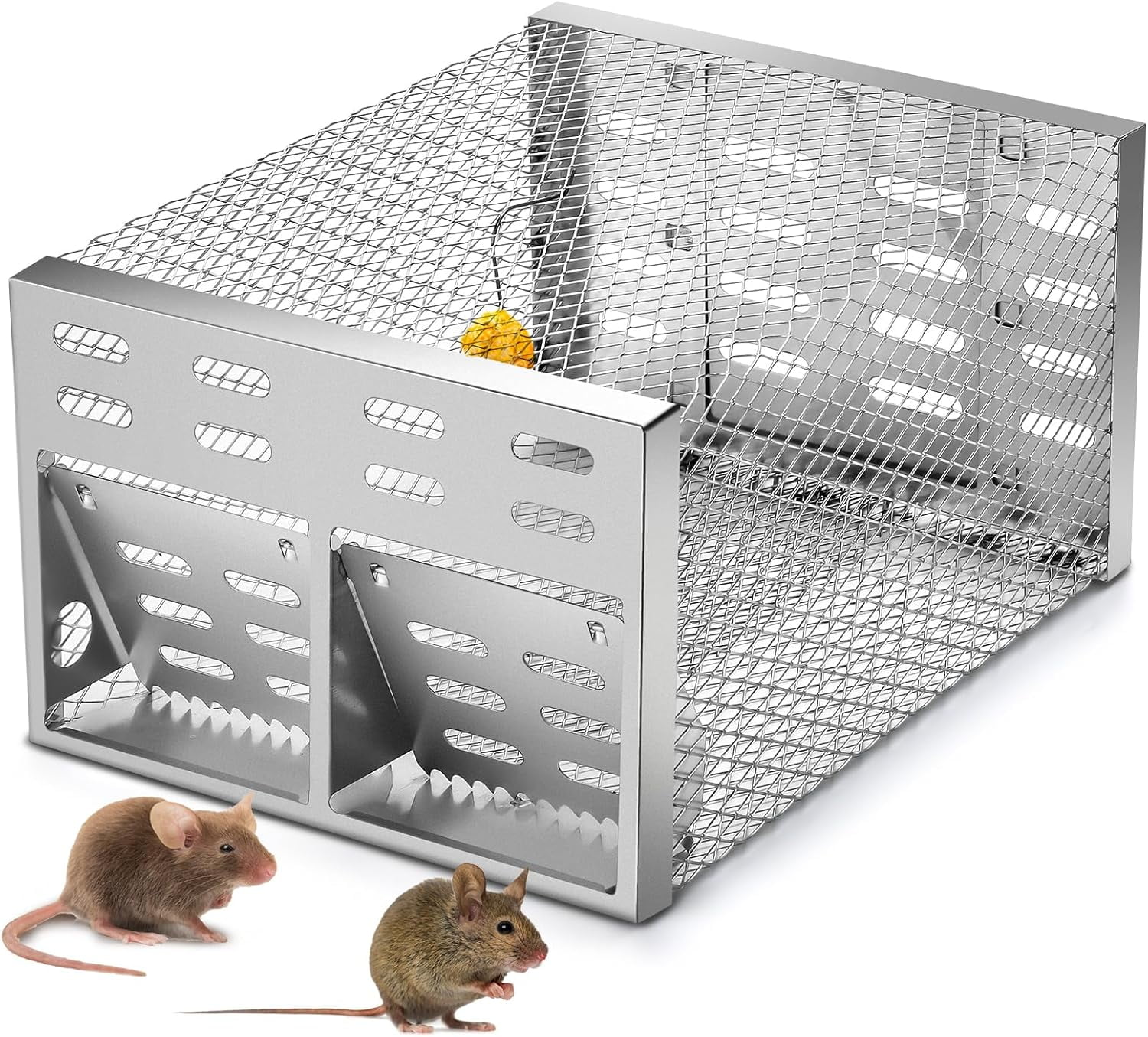 Humane Rat Trap, Chipmunk Rodent Trap That Work for Indoor and Outdoor ...