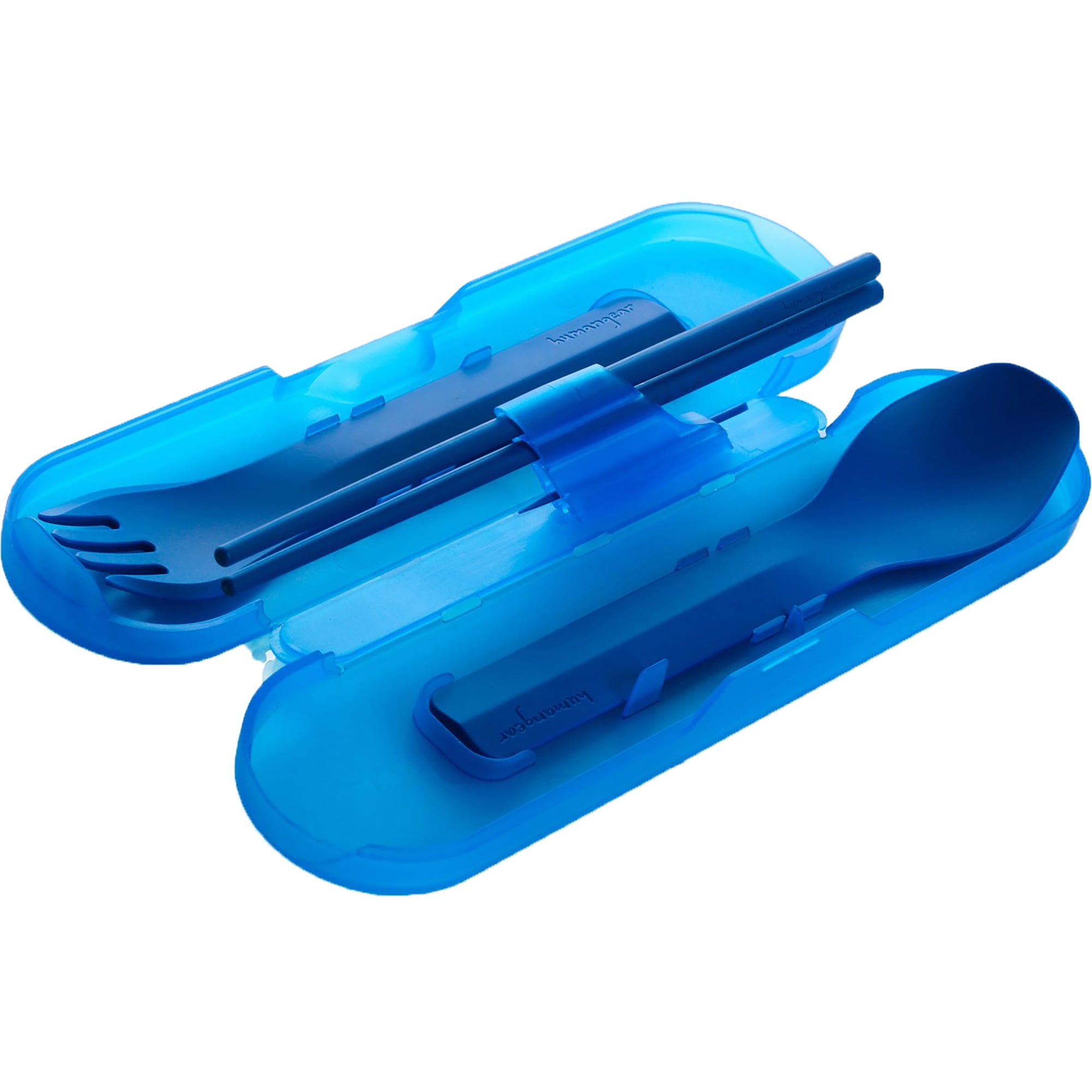 Humangear GoBites Quattro Fork, Spoon, and Chopsticks Travel Utensils ...