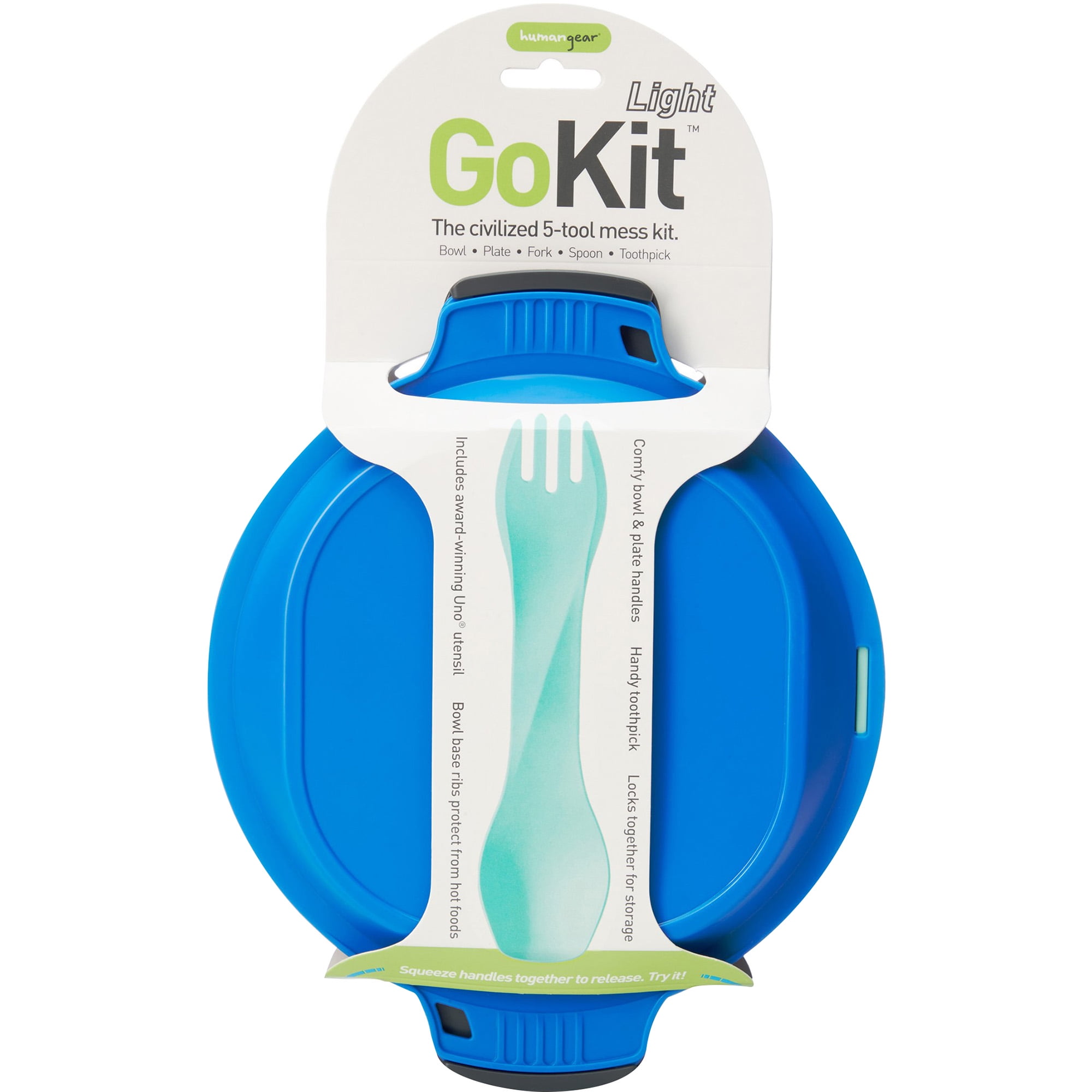Humangear GoKit Light 5-Tool Travel Pack - Charcoal/Blue - Walmart.com