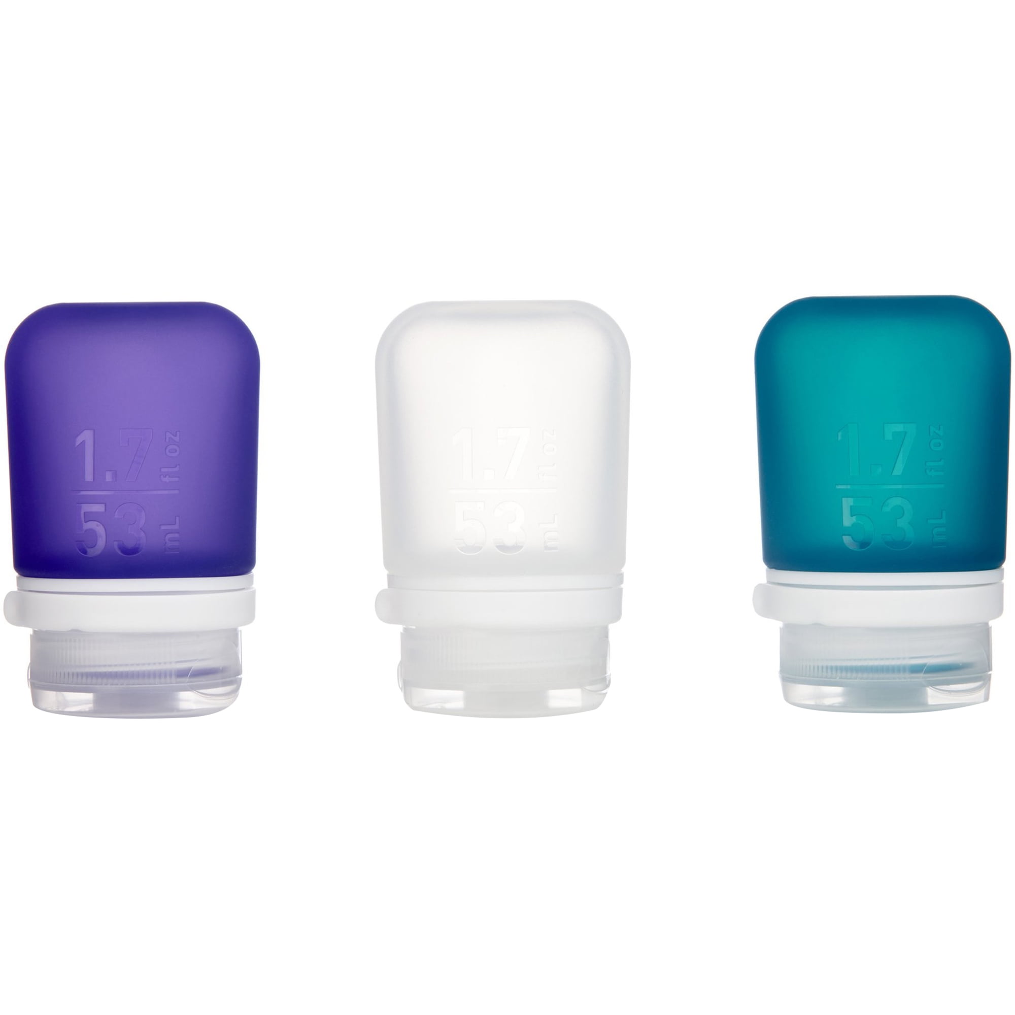 Humangear GoToob+ Soft Silicone Travel Bottle 3-Pack - Small - Clear ...