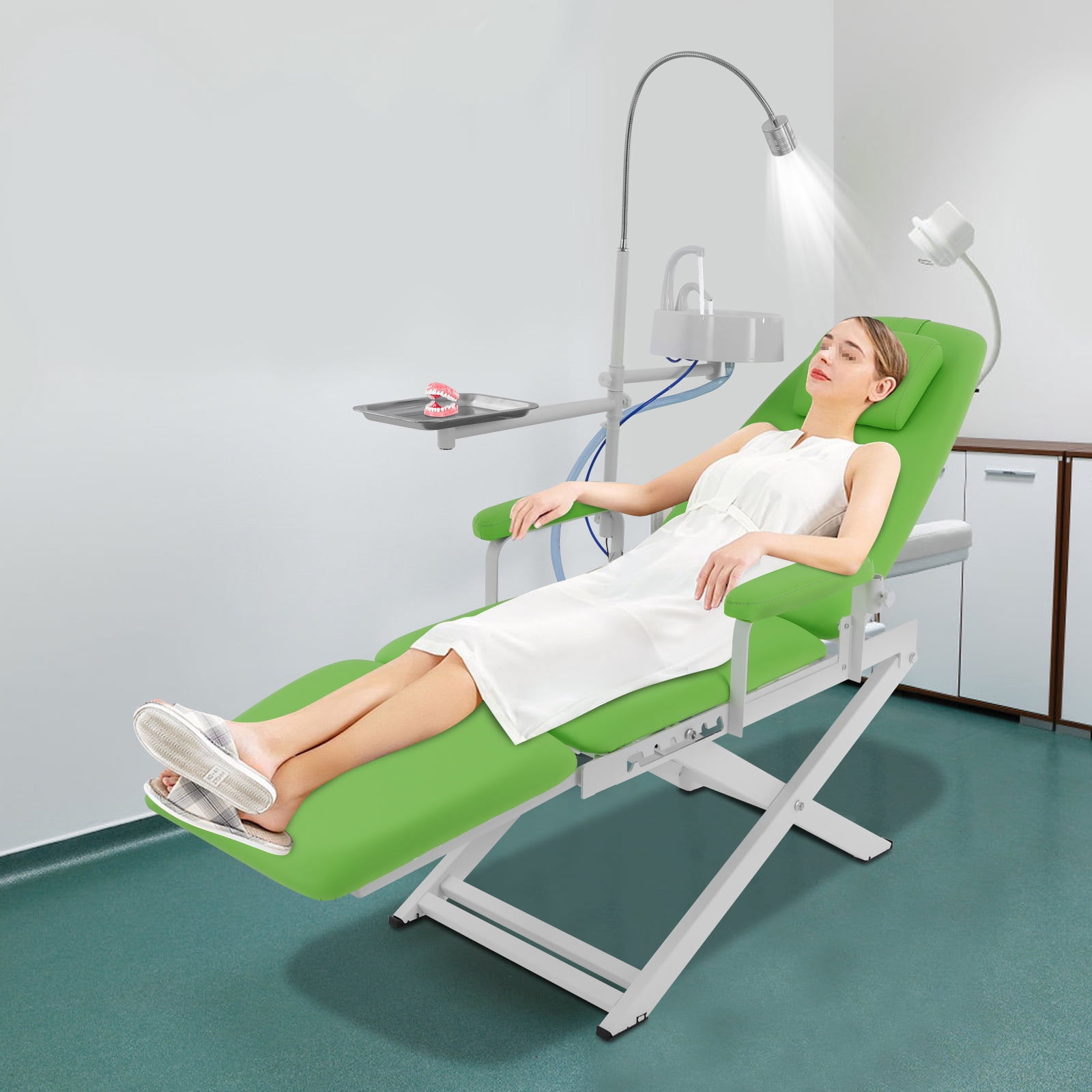 Humanized Dental Treatment Chair with Practical Tray & Waste Basin - US ...
