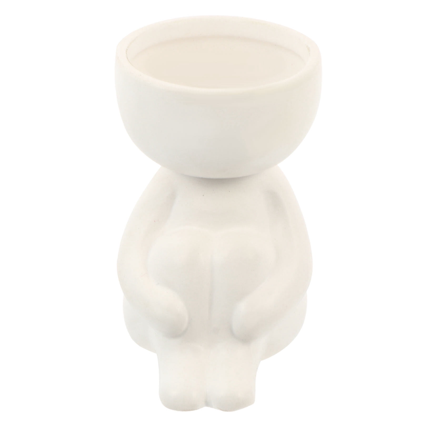 Humanoid Ceramic Flower Pot Creative Craft Plant Pot Planter Home ...