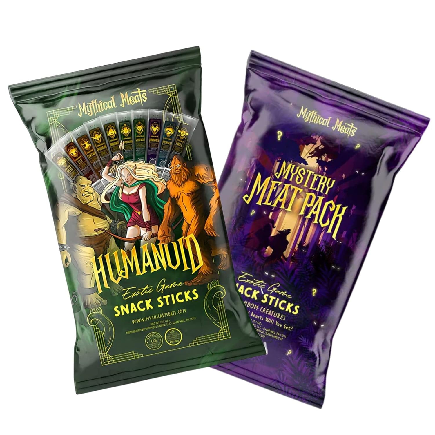 Humanoid and Mystery Pack Exotic Flavor Sampler Bundle – 20 Exotic Game ...