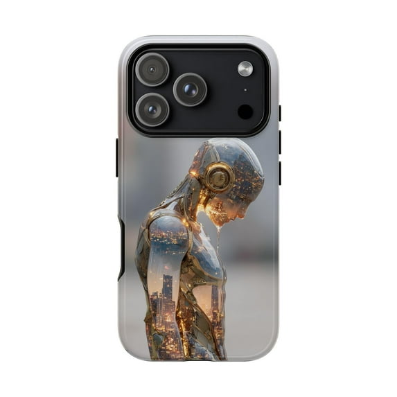 Humanoid Reflecting Glass Surreal Light Abstract Vision Phone Case 17 ...