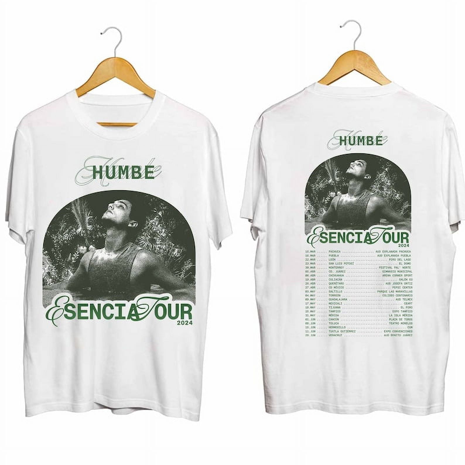 Humbe - 2024 Esencia Tour Shirt , Humbe Fan Shirt , Humbe 2024 Concert ...