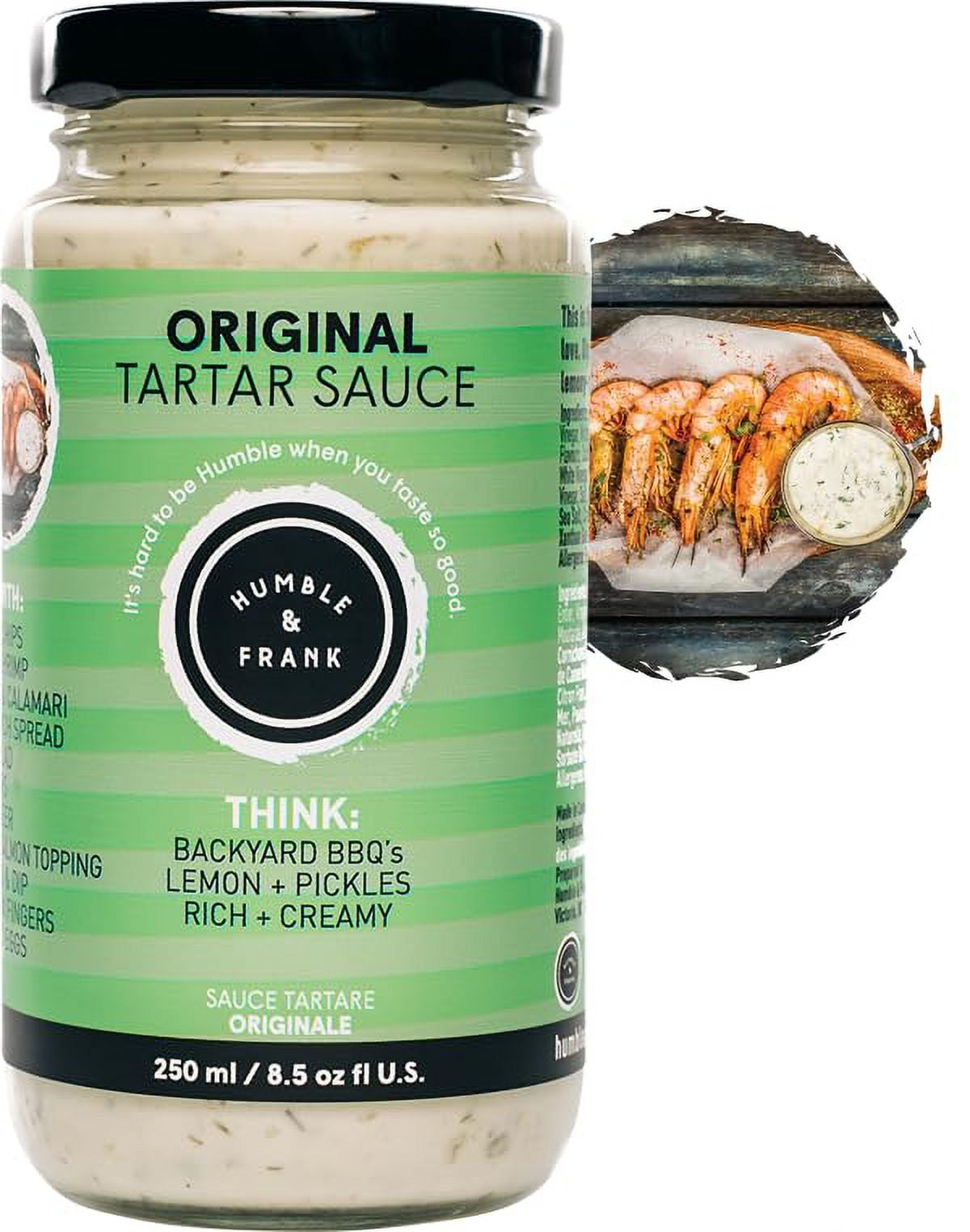 Humble And Frank Foods Original Tartar Sauce 8.8 oz (Pack Of 12 ...