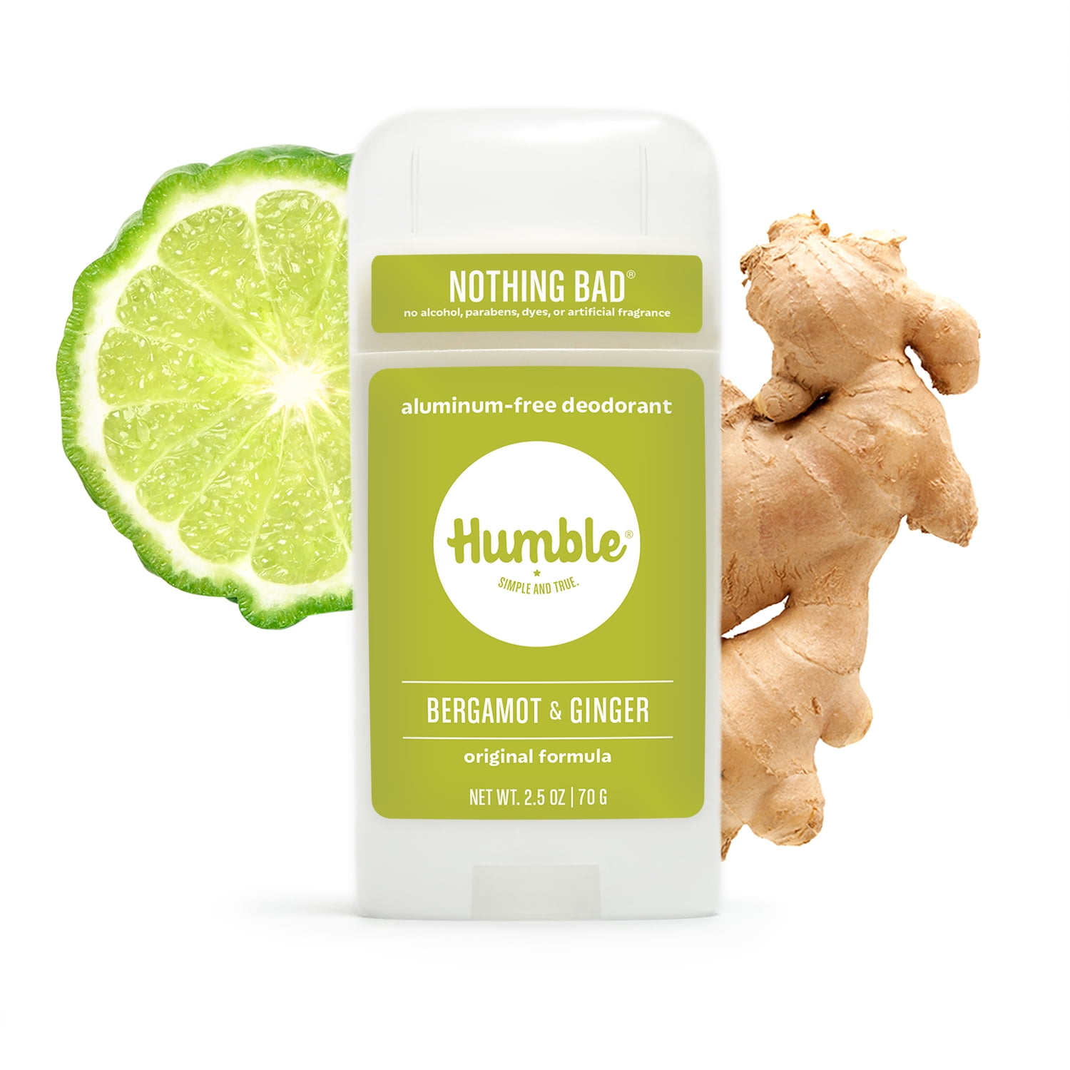 Humble Brands Original Formula Aluminum Free Deodorant Bergamot ...