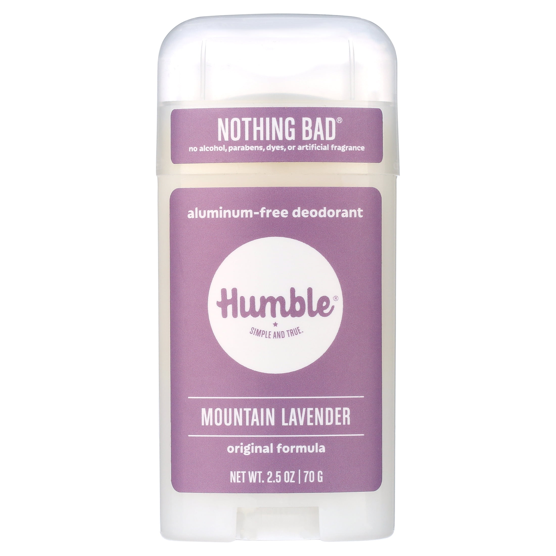 Humble Brands Natural Deodorant, Mountain Lavender, 2.5oz - Walmart ...