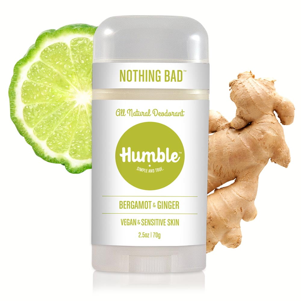 Humble Brands Vegan Sensitive Skin Deodorant Bergamot & Ginger 2.5oz ...