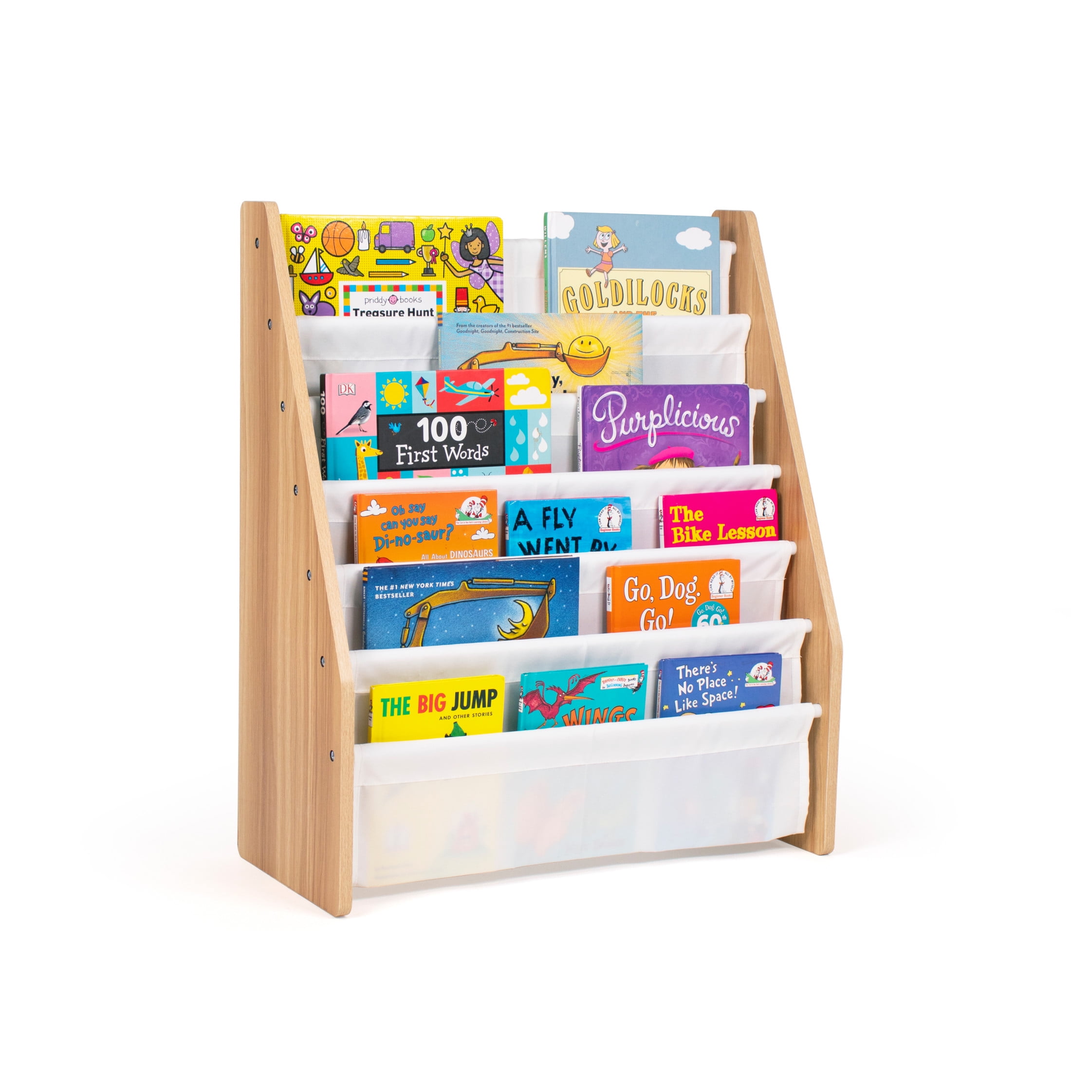Humble Crew Kids Journey Supersized Book Rack Storage Bookshelf, 6 ...