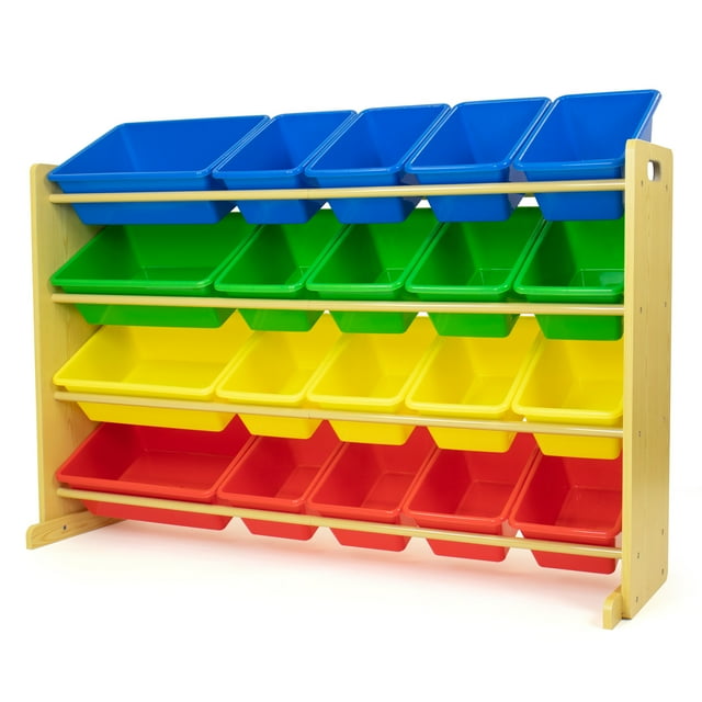 Humble Crew Primary Extra Large Toy Storage Organizer with 20 Plastic ...