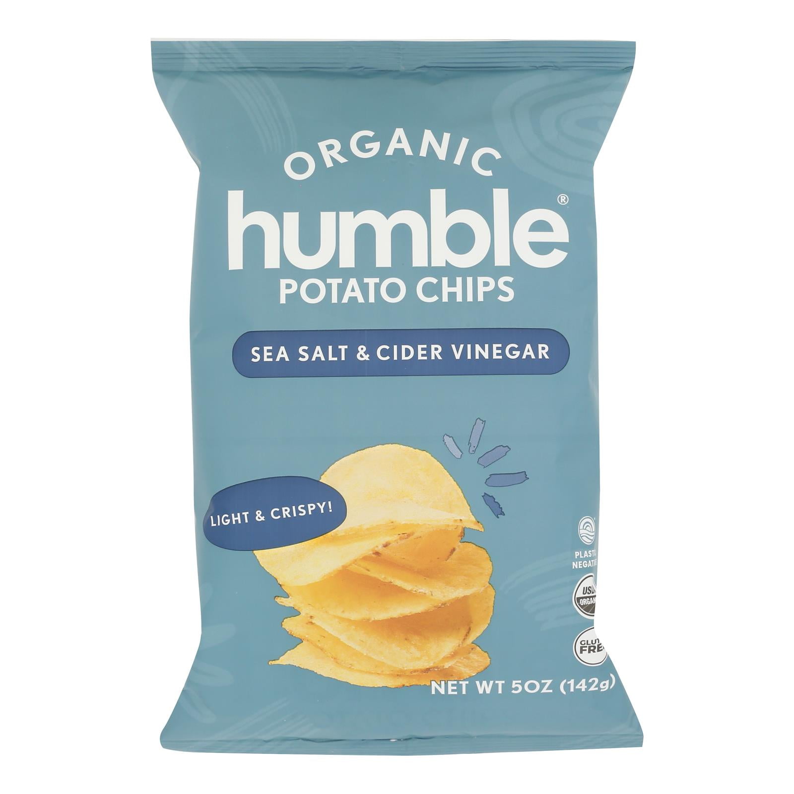 Humble Potato Chips - Chips Pot Sea Salt Cdrvngr - Case Of 12-5 Oz ...