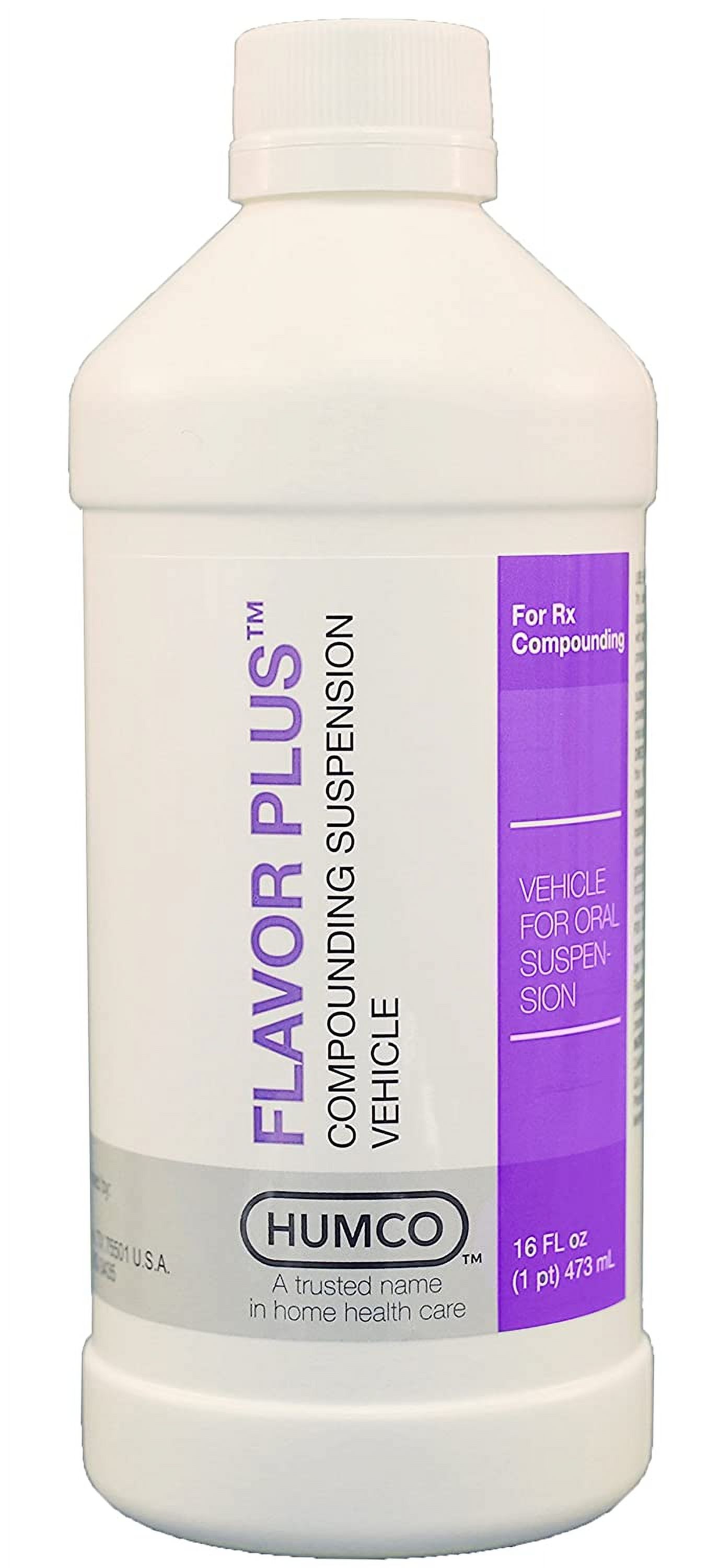 Humco 009116001 Flavor Plus Compounding Oral Suspension, 16oz - Walmart.com