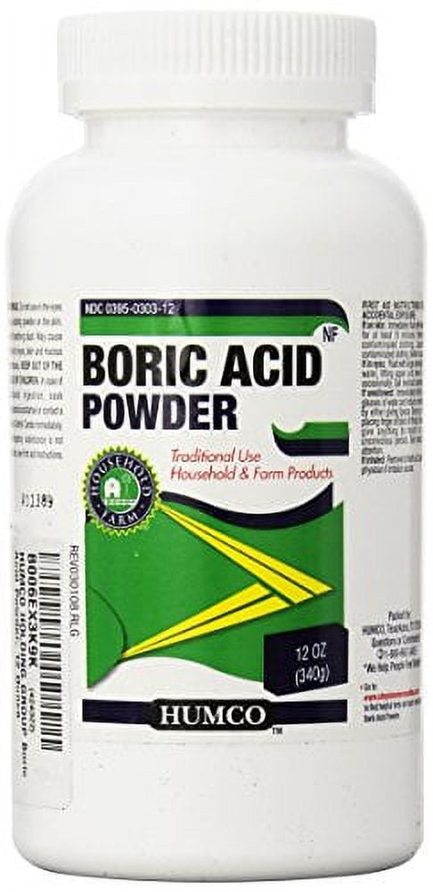 Humco Boric Acid Powder, Insecticide For Roaches, Ants and Other Small ...