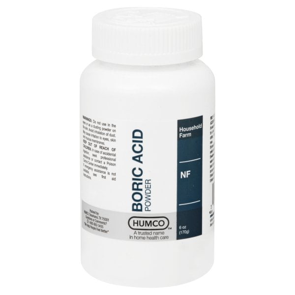 Humco Boric Acid Powder NF, 6 oz. - Walmart.com