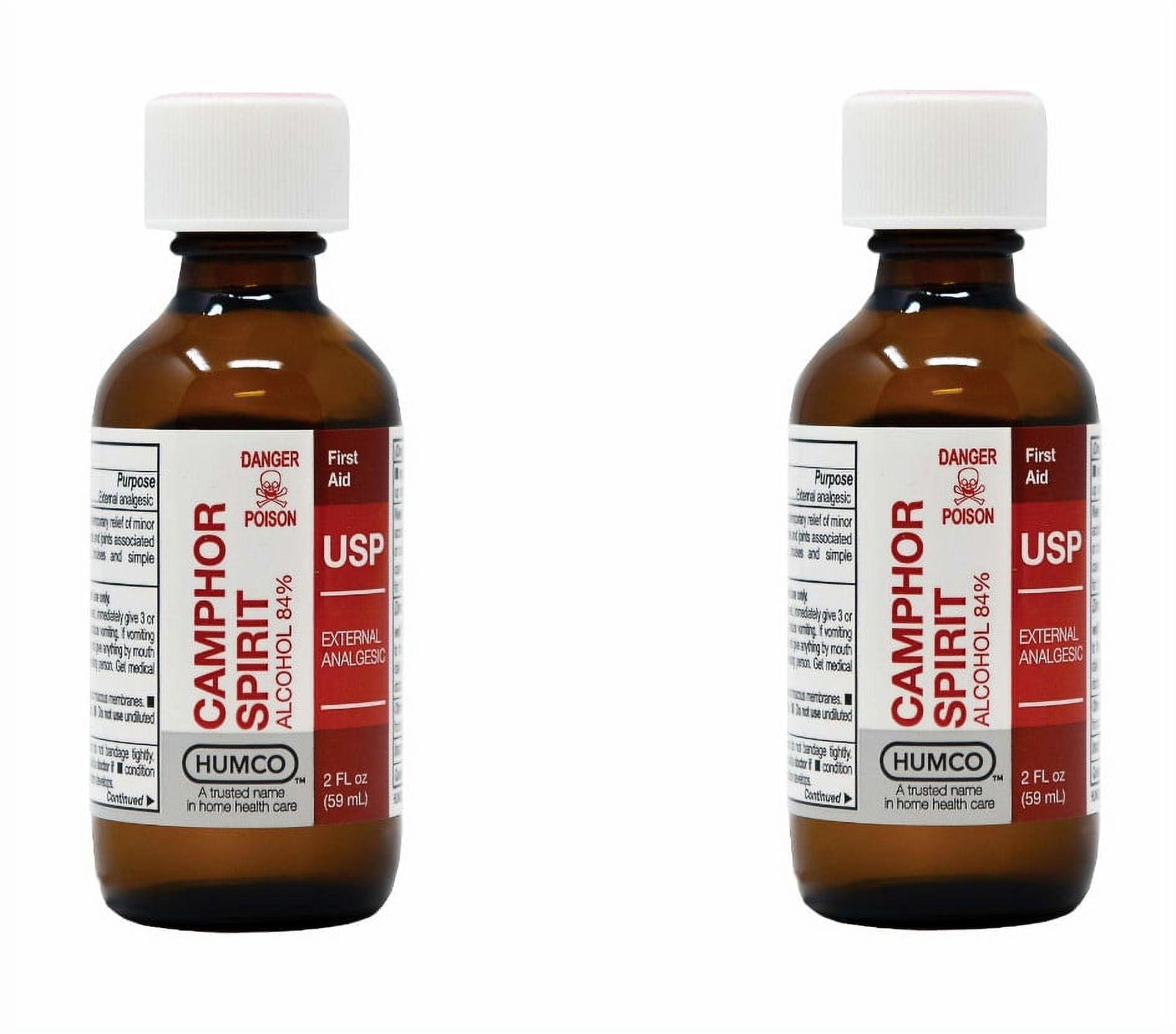 Humco Camphor Spirit USP 2 oz (Pack of 2) - Walmart.com