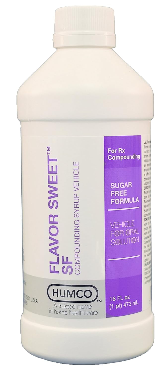 Humco Flavor Sweet SF Compounding Syrup Vehicle, 16 Oz.. - Walmart.com