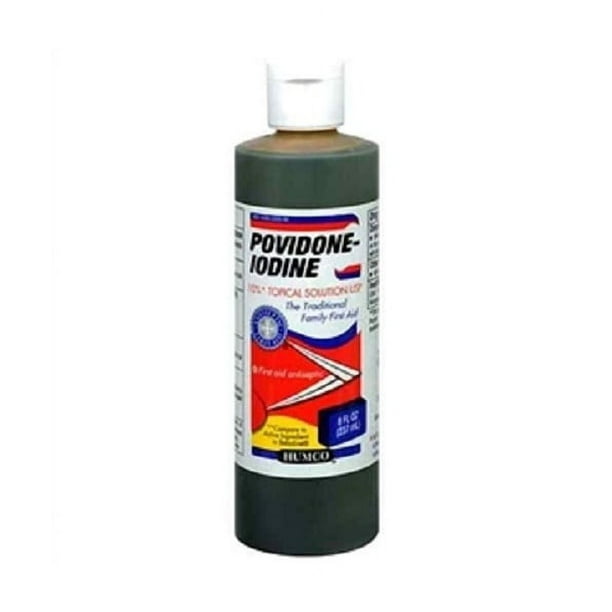 Humco, Povidone-Iodine 10%, Liquid Topical Antiseptic USP, 16 fl. oz ...