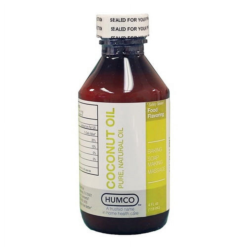 Humco Pure and Natural Coconut Oil, 4 Oz - Walmart.com