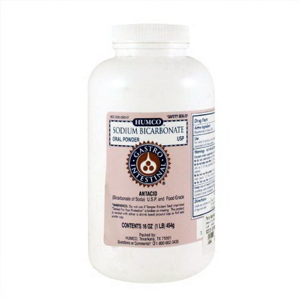 Humco Sodium Bicarbonate Oral Powder Usp - 1 Lb - Walmart.com