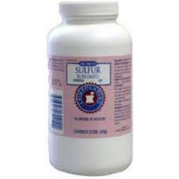 Humco Sulfur Sublimed Powder USP, 12 oz, For Skin Compounding, Acne and ...