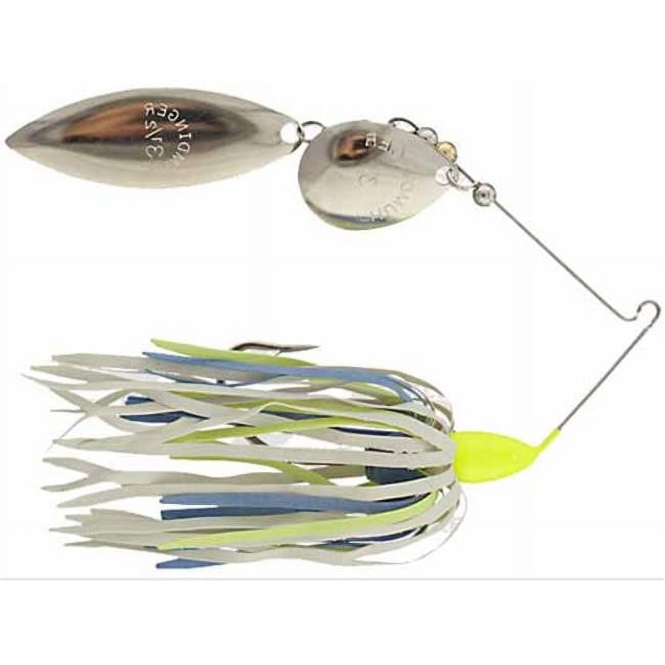 Humdinger Spinner Bait3/8 Chartreuse/White/Blue With Blue Colorado/Blue ...