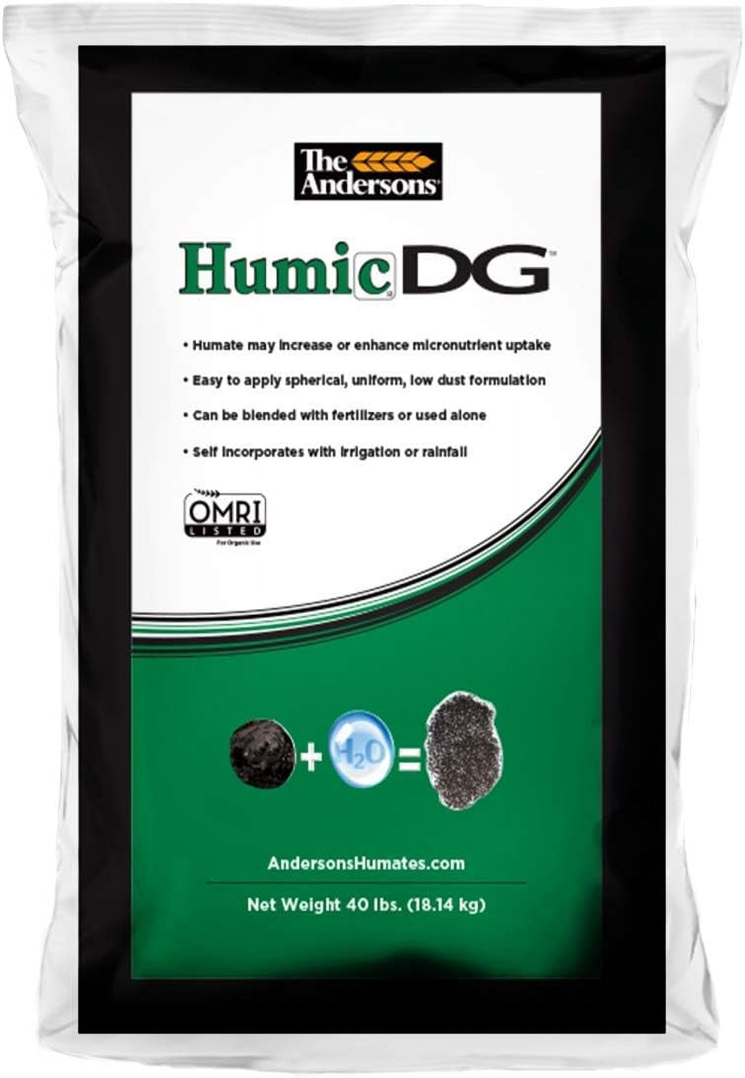 Humic DG Organic Soil Amendment - Covers up to 40,000 sq ft (40 lb ...