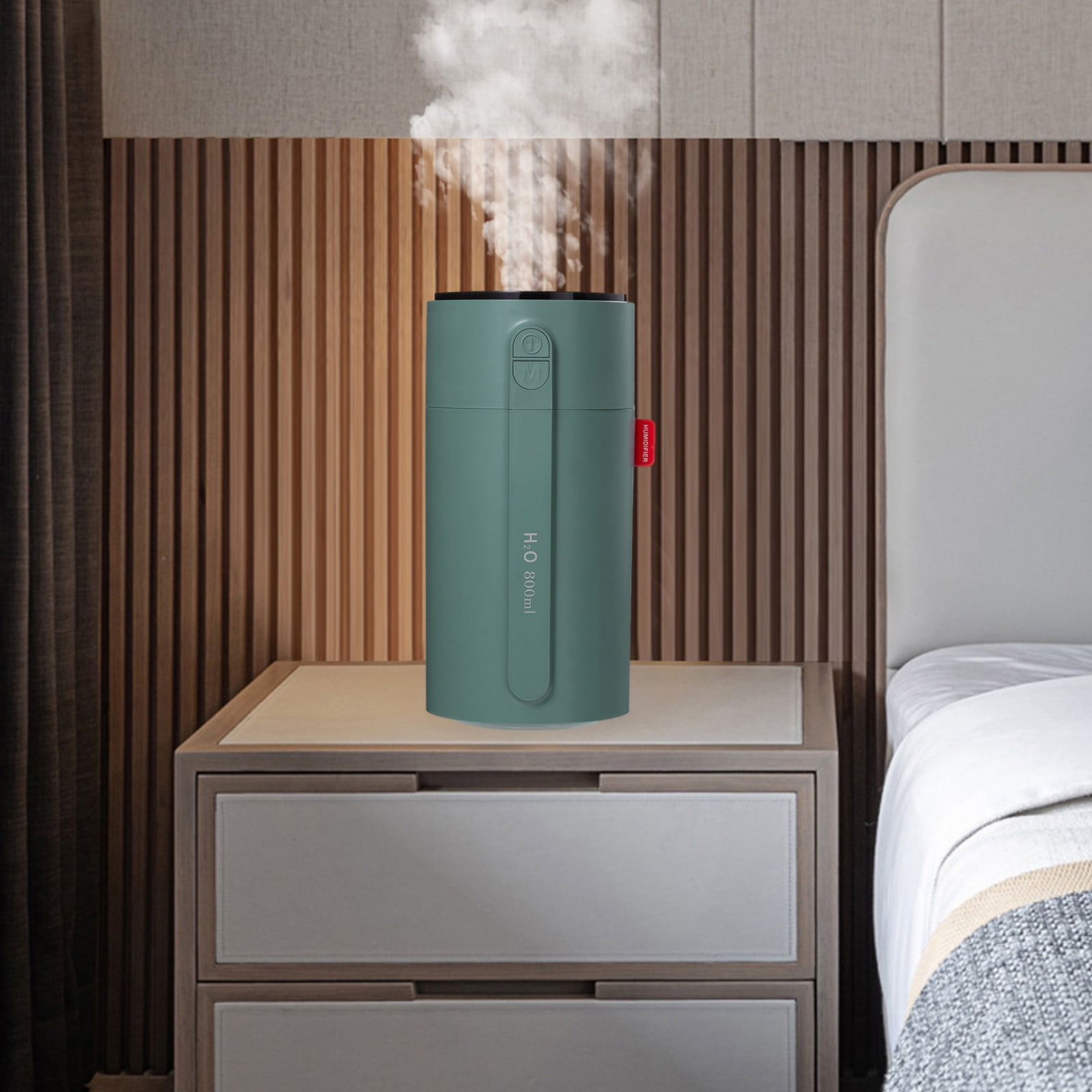 Humidifier for Bedroom Qwtwty Intelligent Sensing Two-head Spray Mist ...