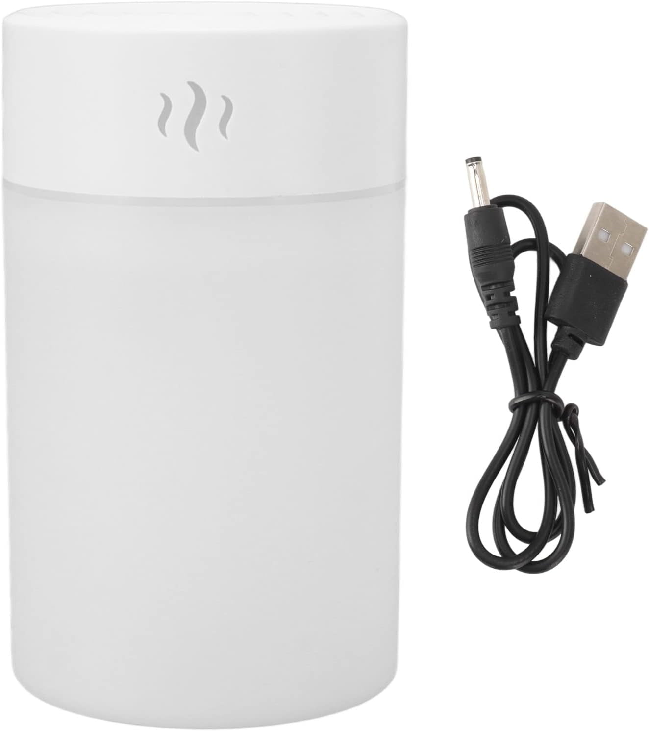 Humidifier For Desk, Mini Humidifier 260ml Colorful LED Light USB ...