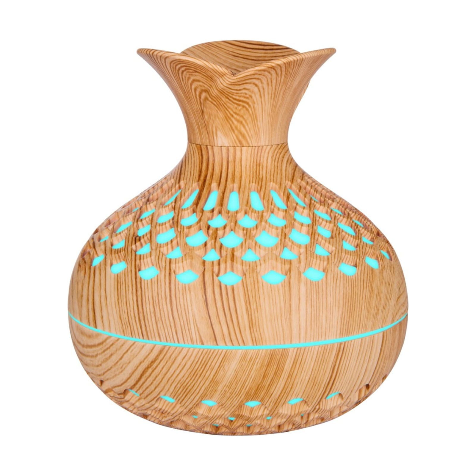 Humidifier Kadlawus Colorful Night Light Humidifier, Wood Grain ...