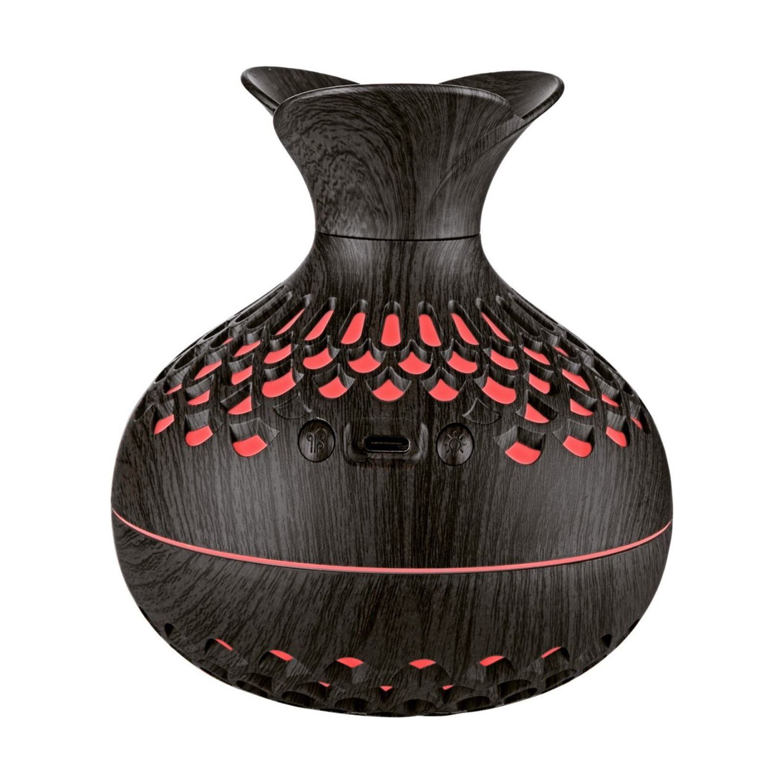 Humidifier Kadlawus Colorful Night Light Humidifier, Wood Grain ...