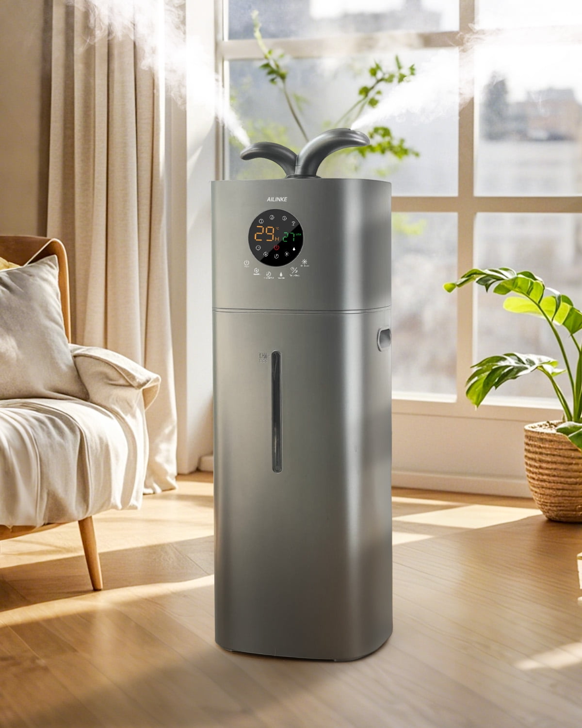 Humidifier Large Room, 4.2Gal/16L for Home 2000 sq ft, Top Fill Cool ...