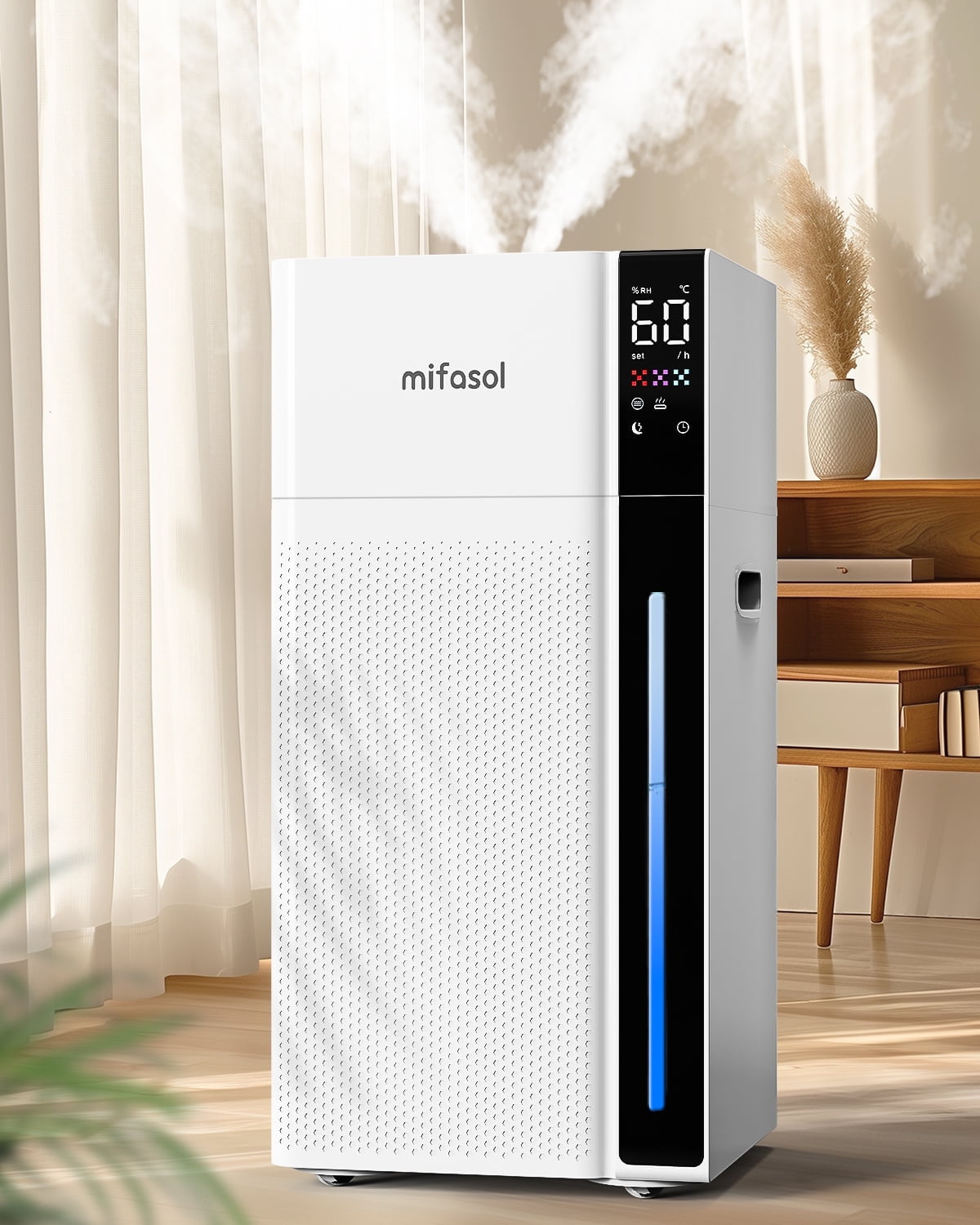 Humidifier Large Room, 5.3Gal/20L Warm and Cool Mist Humidifiers for ...
