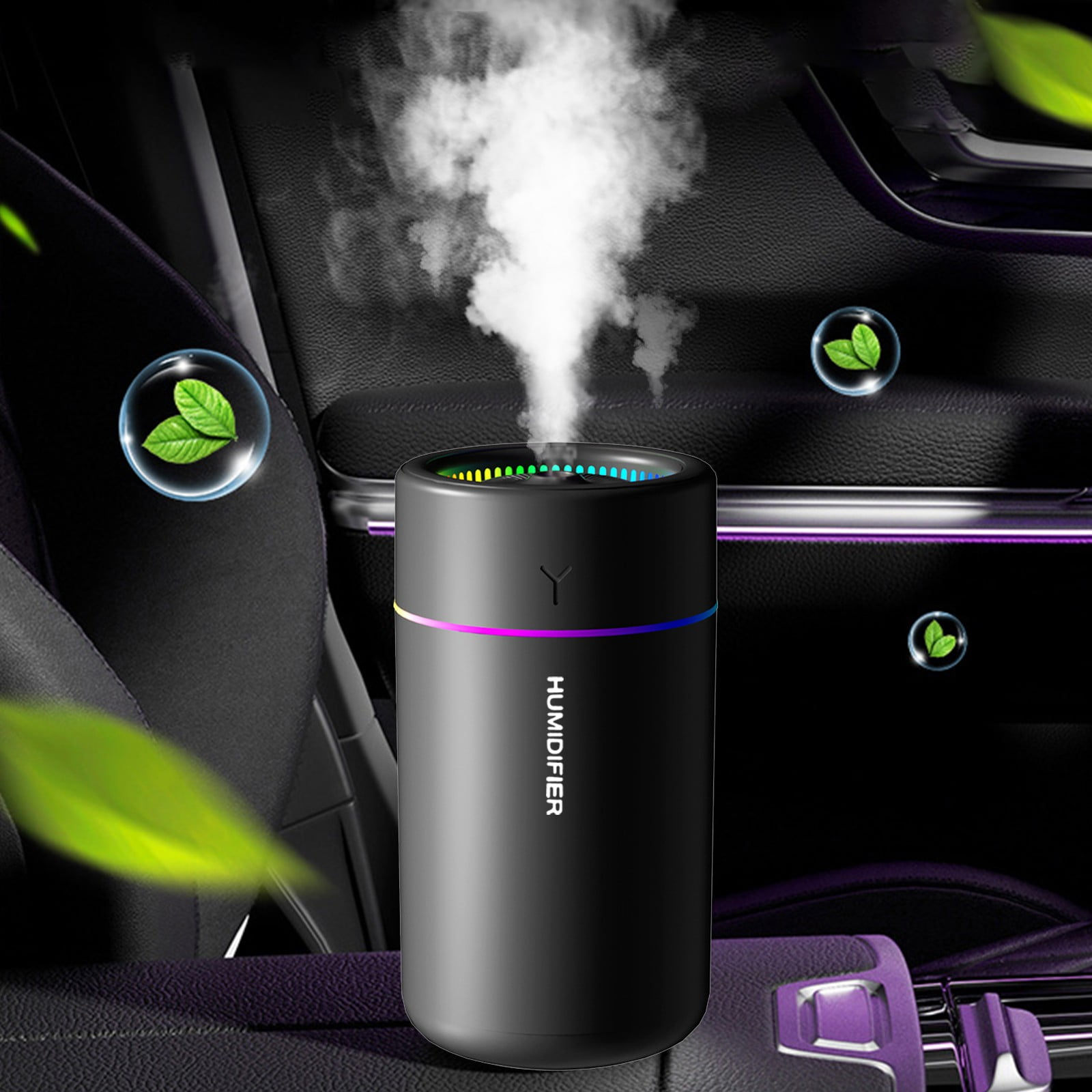 Humidifier Small Portable Mini Car Humidifier USB Plug In Silent ...