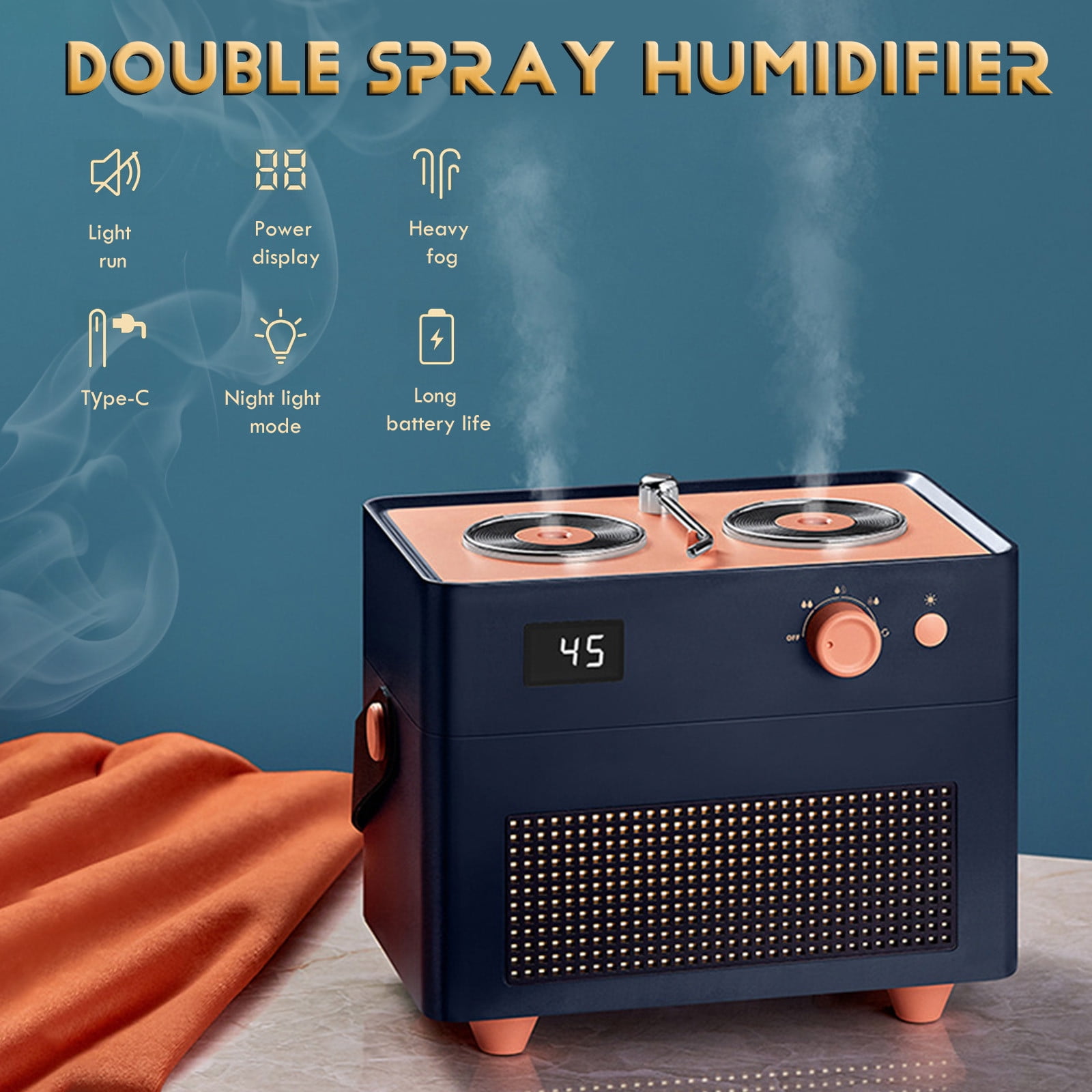 Humidifier USB Mini Humidifier Home Office Silent Humidifier - Walmart.com