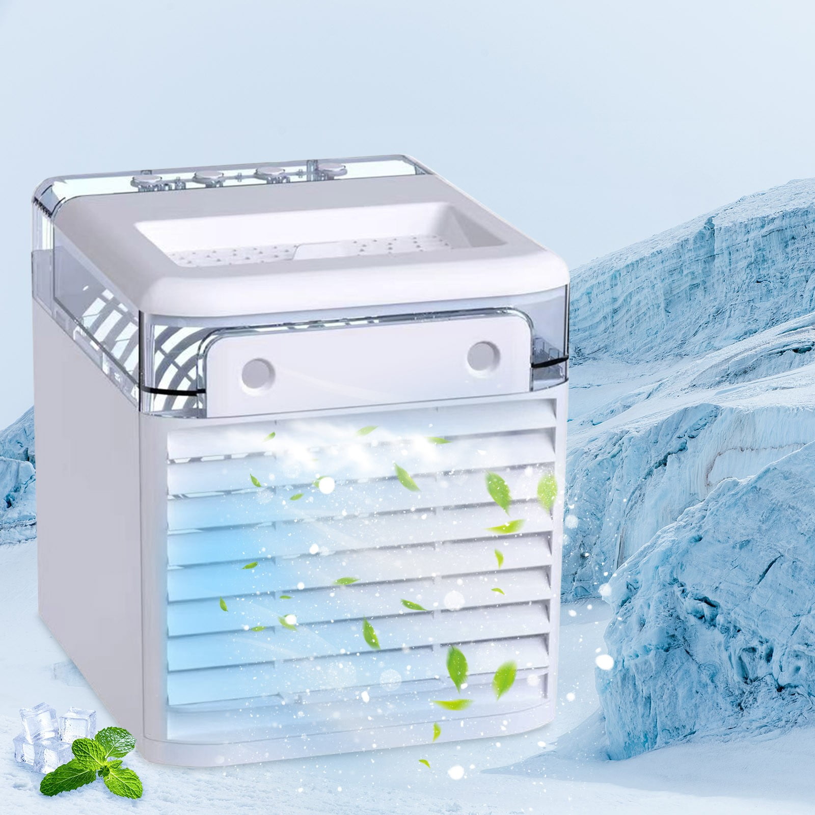 Humidifier for Home Office Portable Conditioner Evaporative USB Cooler ...