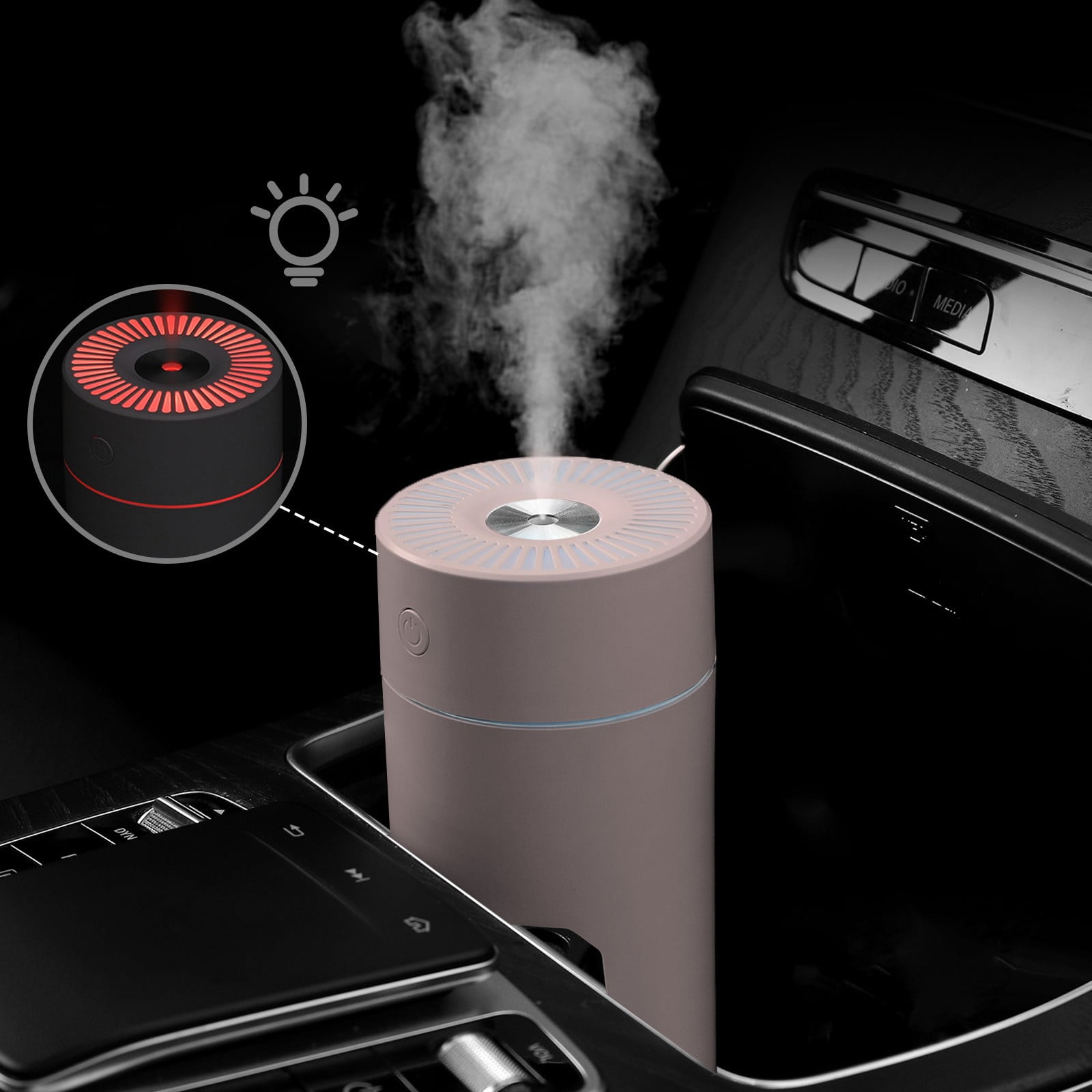 Humidifier for office Humidifiers for Bedroom,Portable Mini Desk ...