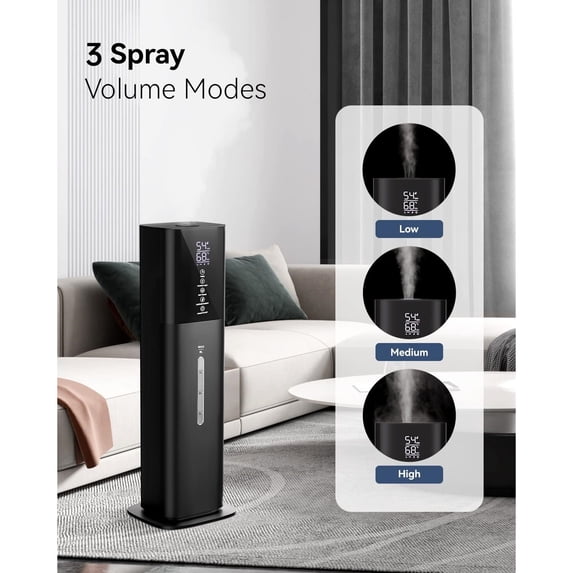 "Humidifiers for Bedroom, 2.11Gal 8L Quiet Humidifiers for Large Room ...