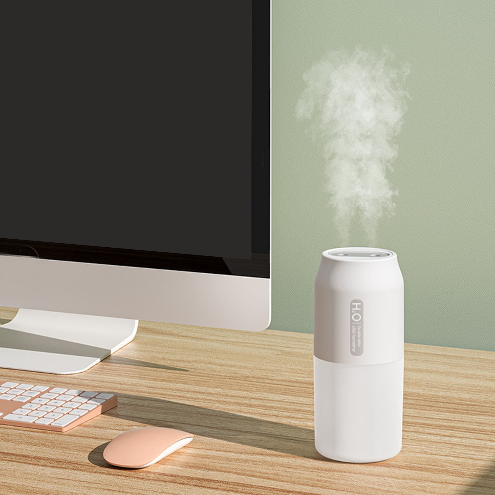 Humidifiers for Bedroom with 2 Spray Mouth, Rapid Humidification, Two ...