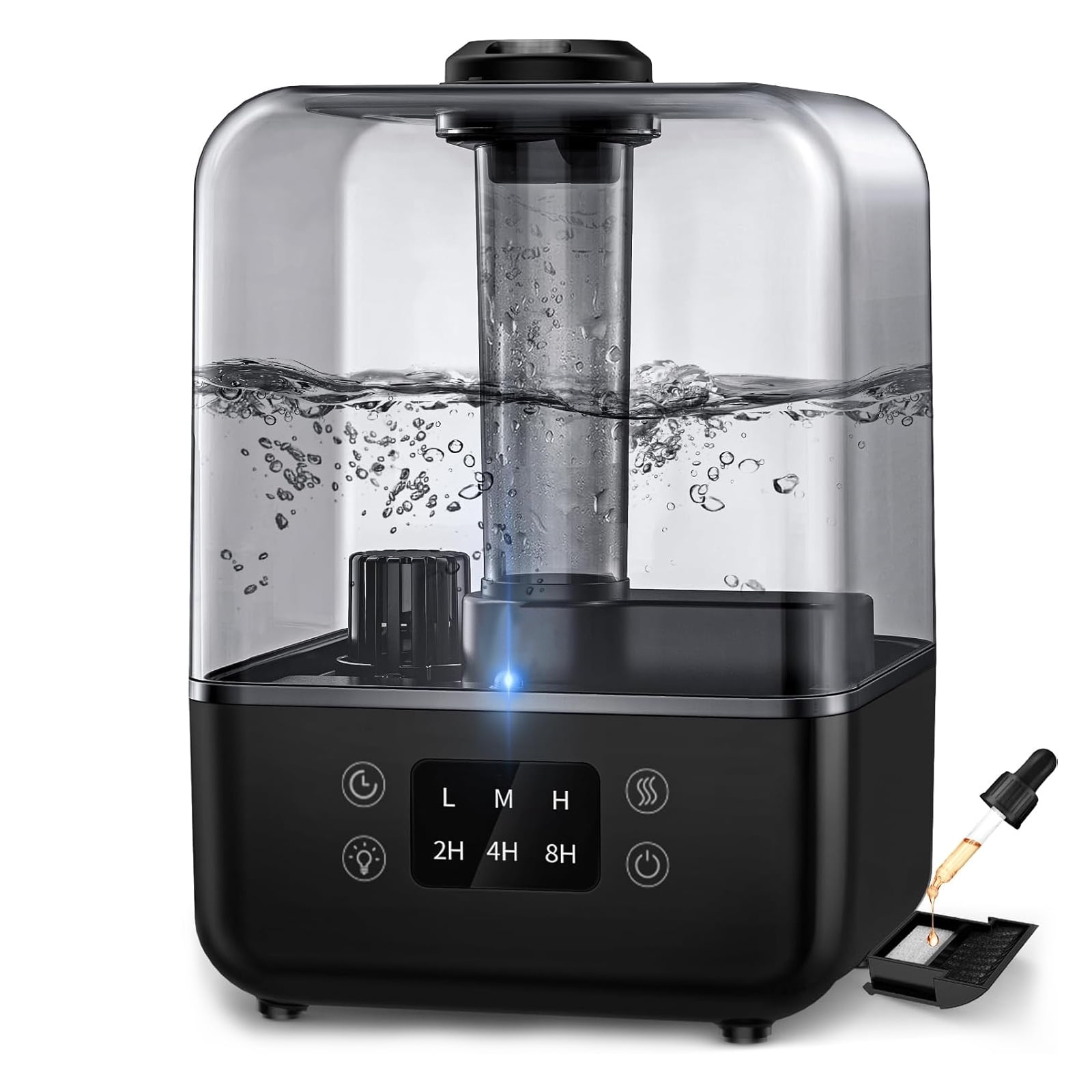 Humidifiers for Bedroom, Cool Mist Humidifiers for Large Room Home Baby ...