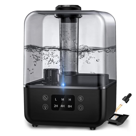 Humidifiers for Bedroom, Cool Mist Humidifiers for Large Room Home Baby ...