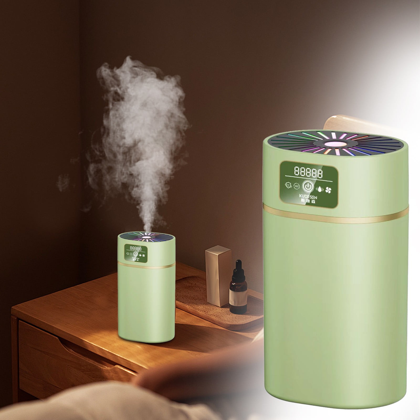 Humidifiers For Bedroom And Large Room 1.1L Cool Mist Humidifier For ...
