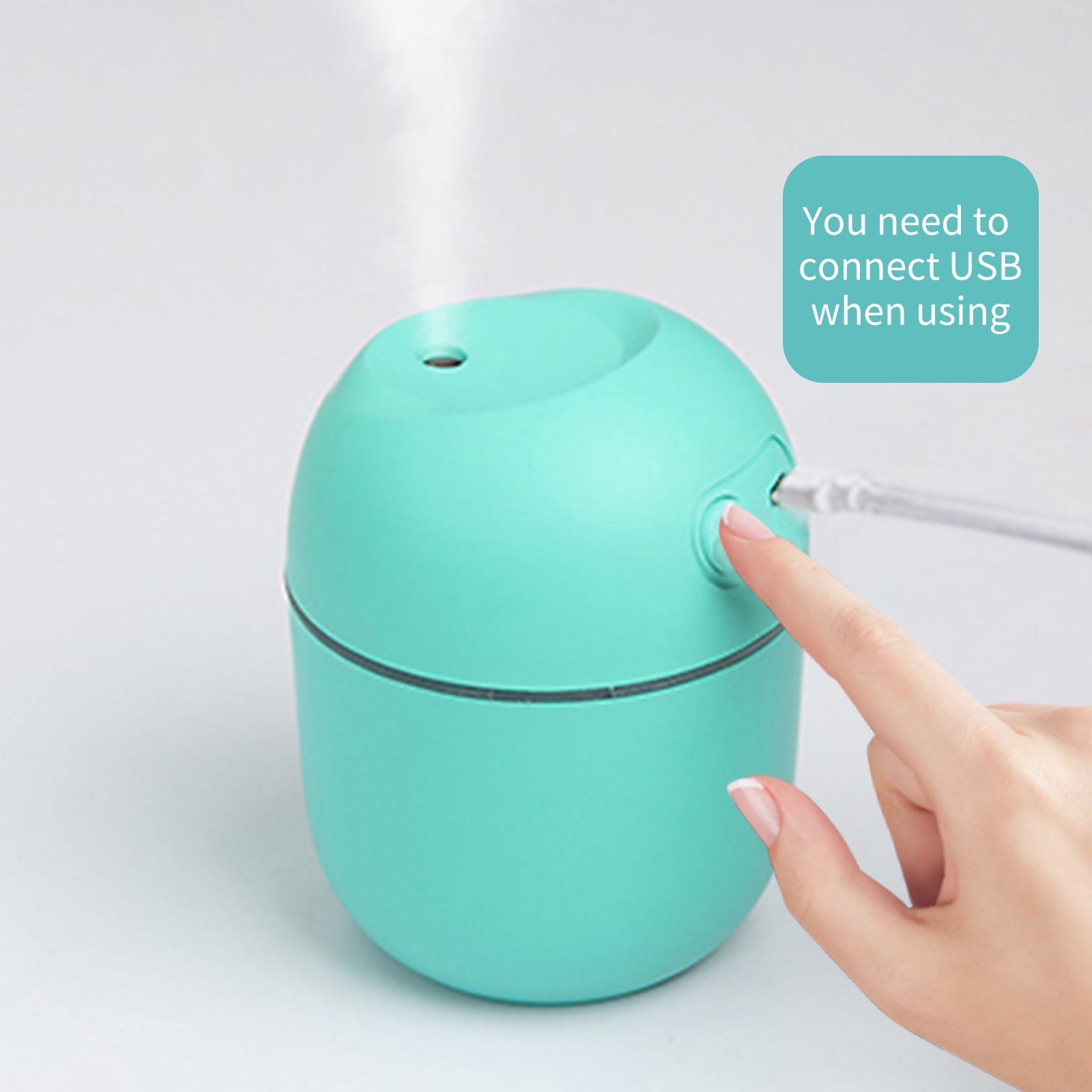 Humidifiers,Mist With Portable 220ml Mist With Cool Usb Waterless With ...