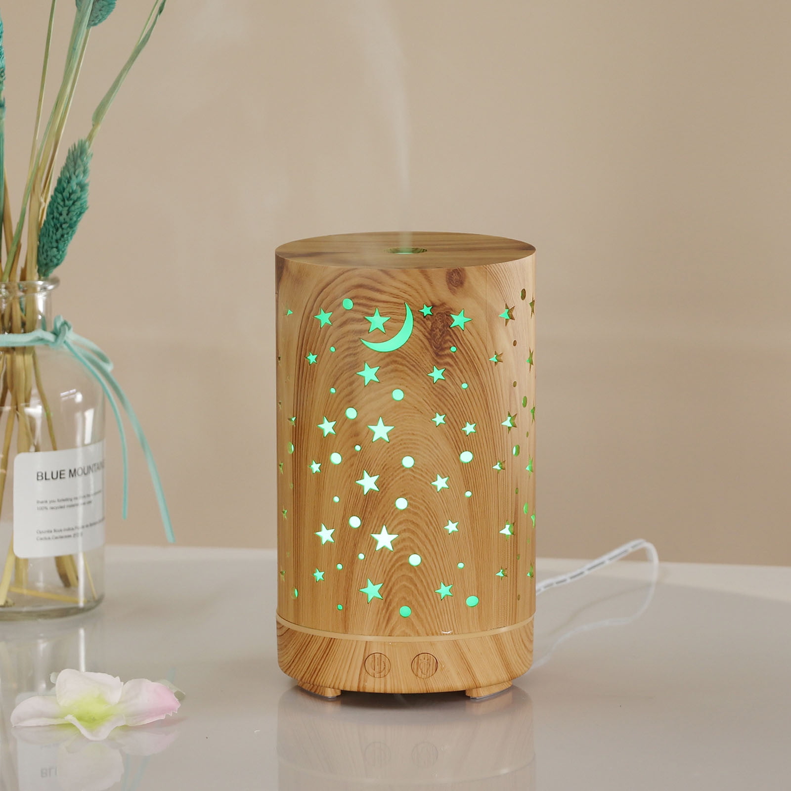 Humidifiers for Bedroom 50% off Clearance! Colorful Hollow Stars And ...