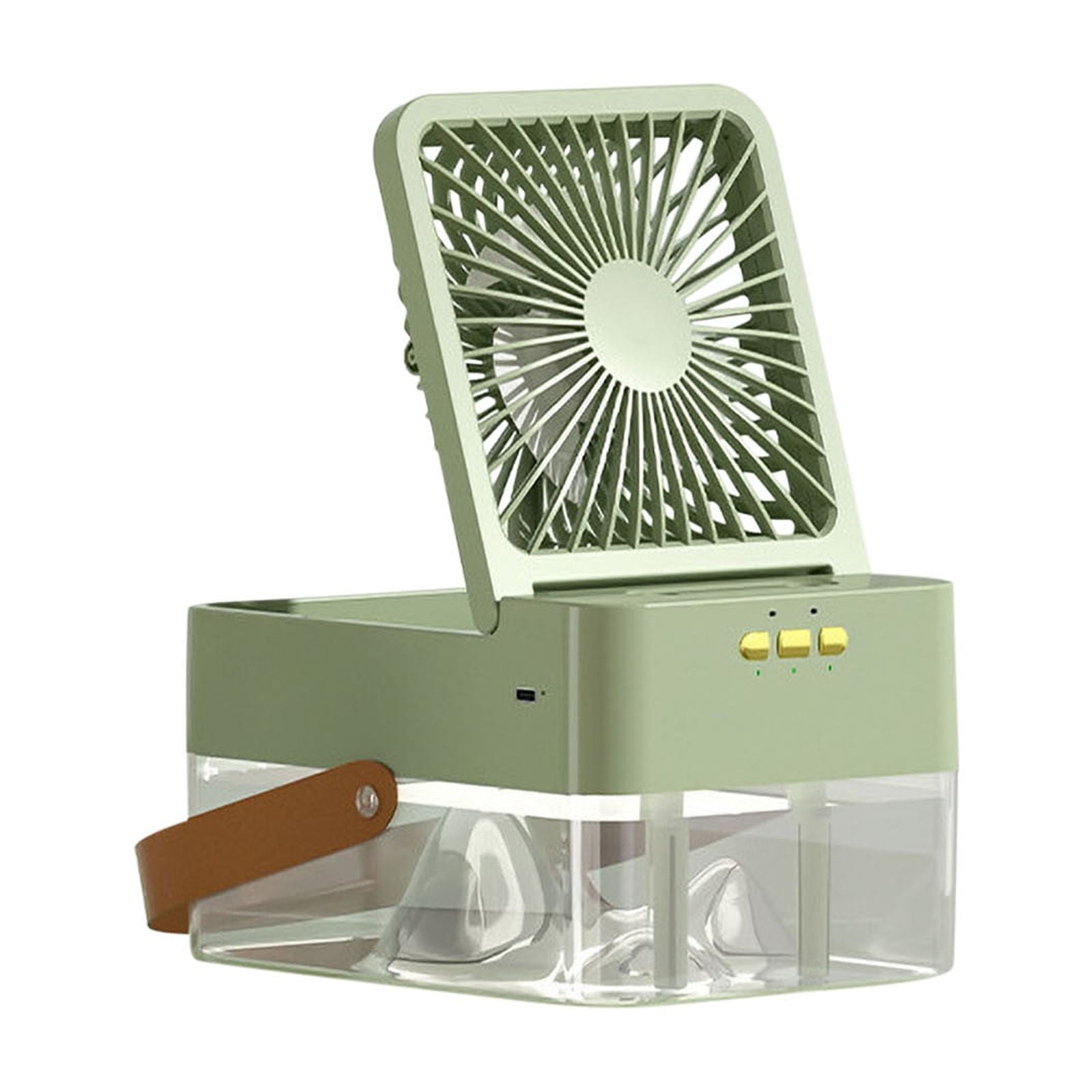 Humidifying Double Spray Desktop Fan Charging Plus Remote Control Fan ...