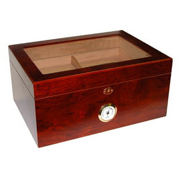 Humidor Supreme Milano Glasstop Humidor - Walmart.com