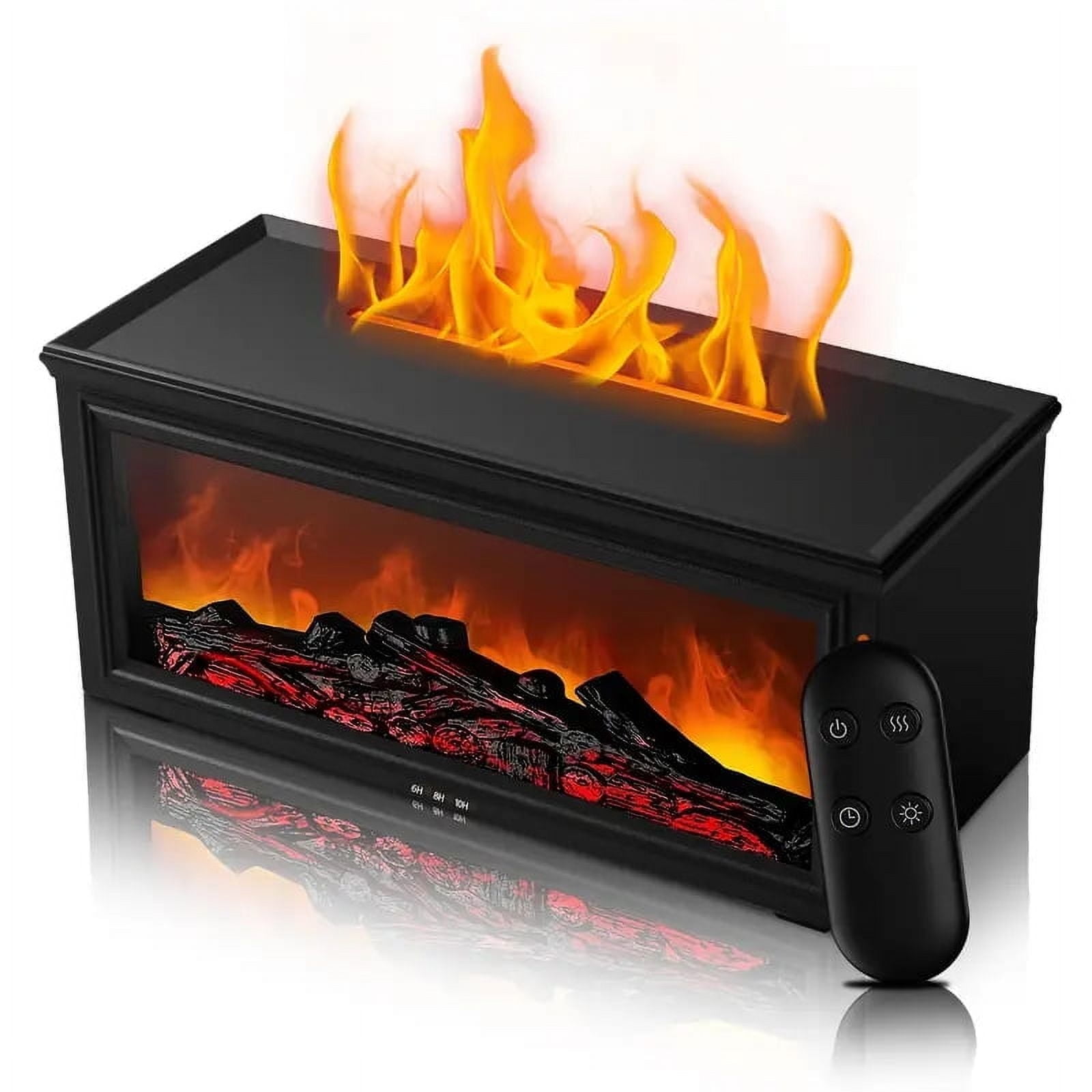 Humitech Fireside Aroma Pro 300ml Flame Effect Diffuser Humidifier, 7 ...