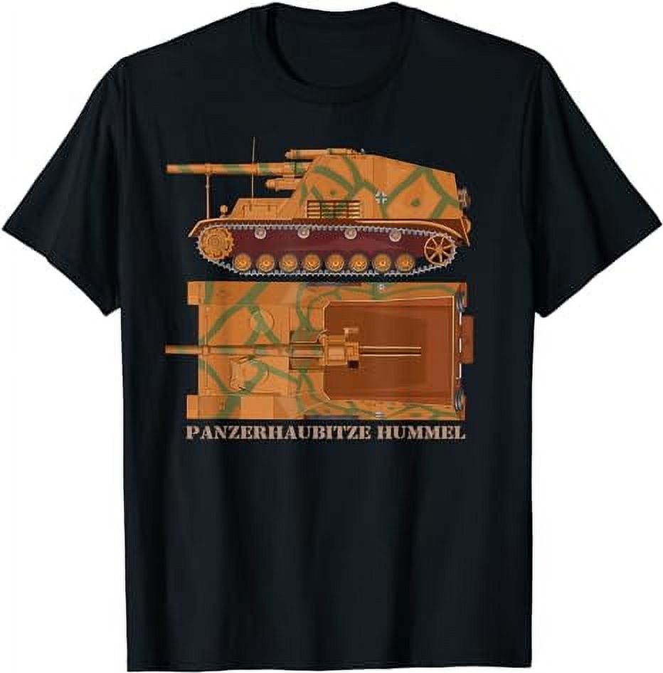 Hummel WW2 German Self-propelled Artillery Diagram T-Shirt - Walmart.com